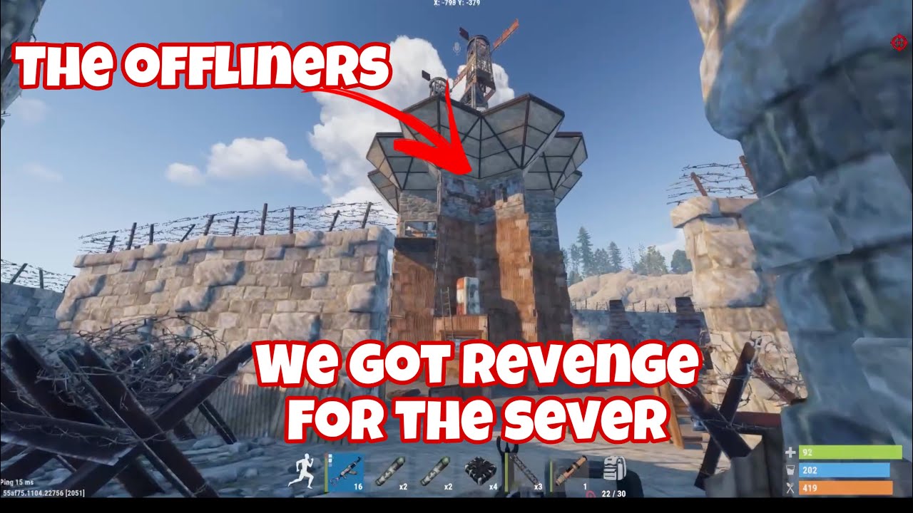 We Got Revenge On The Servers Offliners Rust Console Youtube