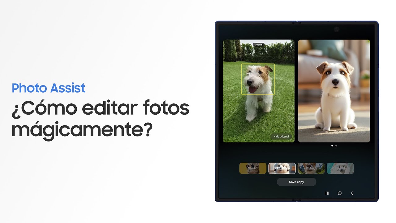 Cómo utilizar Photo Assist | Galaxy AI | Galaxy Z Fold7 | Samsung - YouTube