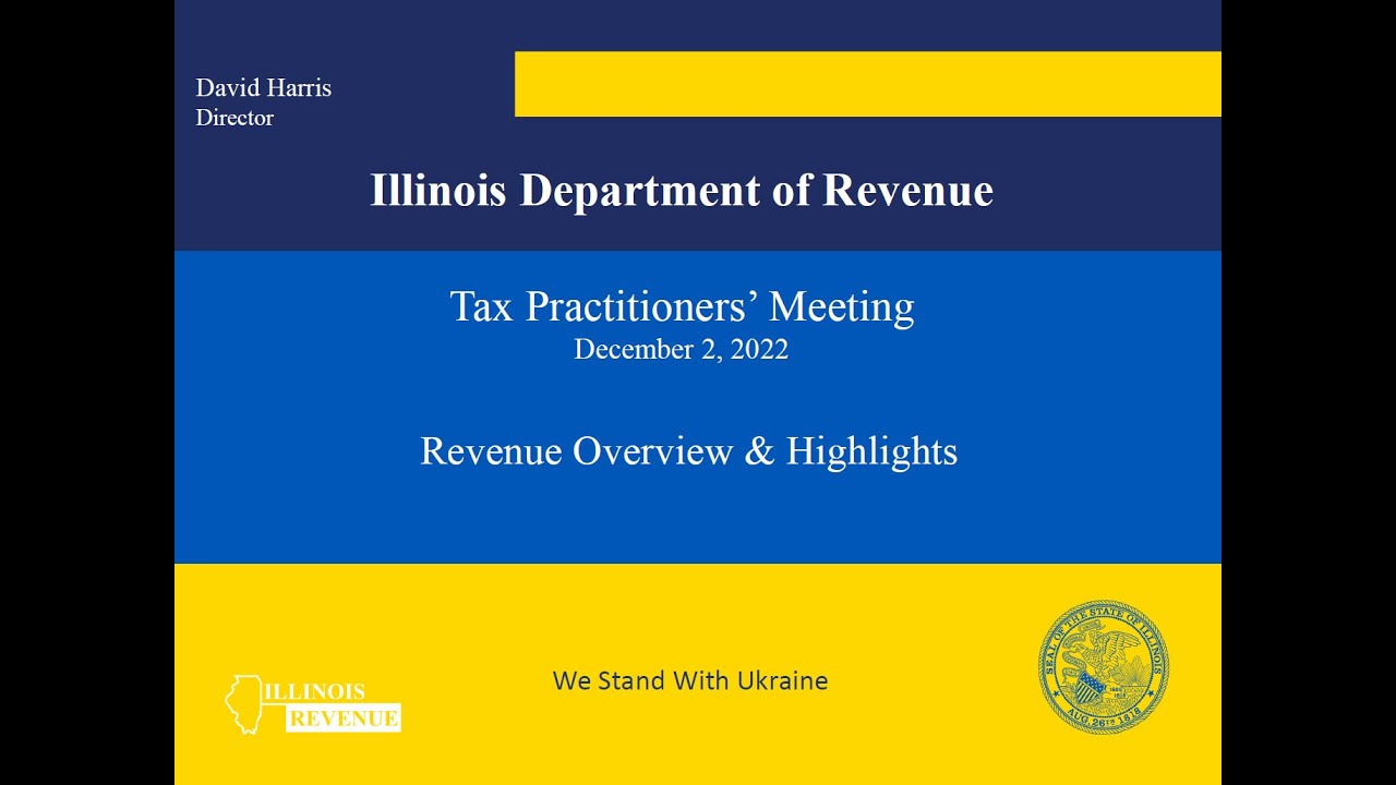 2022 Tax Practitioners' Meeting - Director David Harris Remarks - YouTube