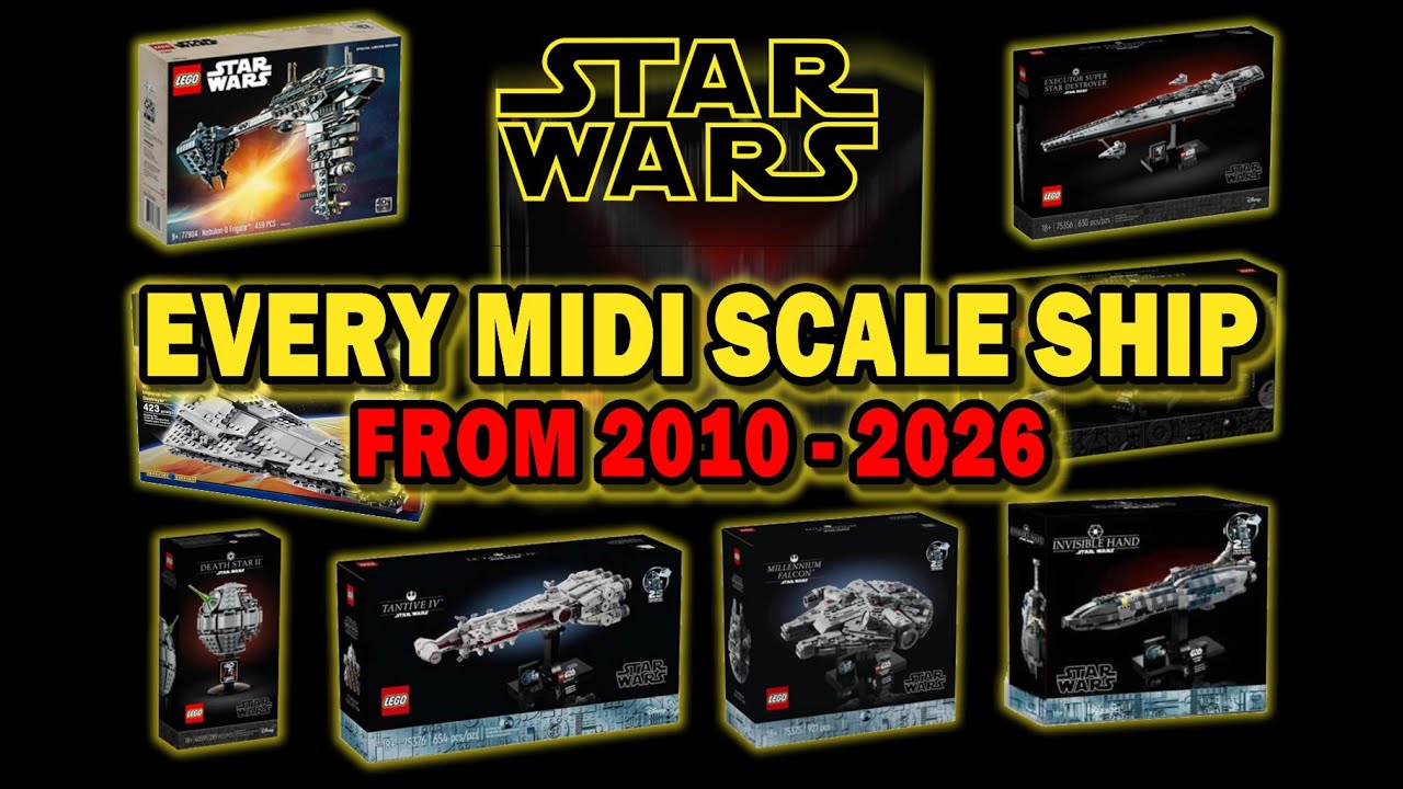 Every LEGO Star Wars Midi Scale Star Ship EVER – Your Ultimate Guide ...