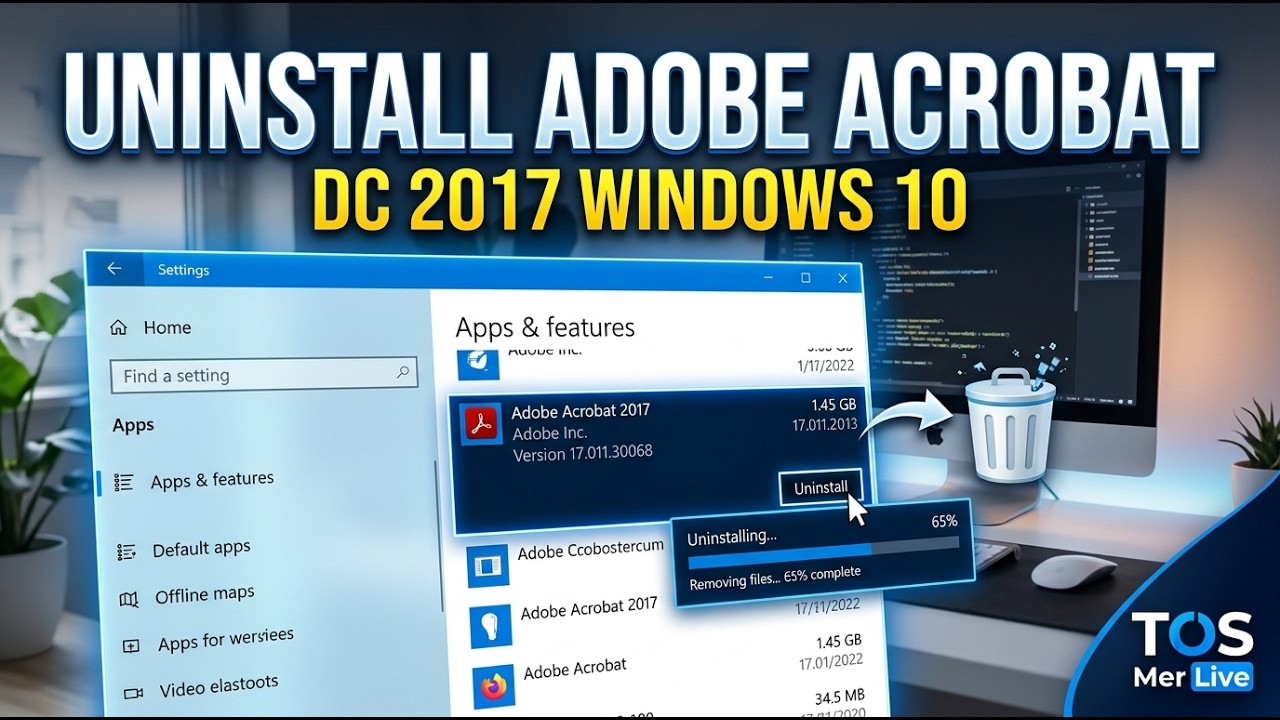 How to Uninstall Adobe Acrobat DC 2017 from Windows 10 | Step-by-Step ...