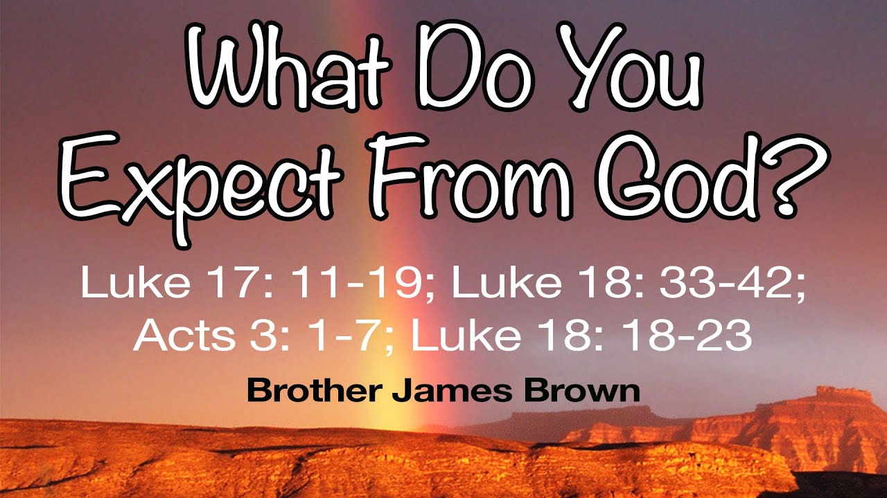What Do You Expect From God? - YouTube