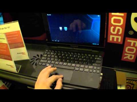 Lenovo IdeaTab S2 10-Inch Hybrid Tablet Hands On at CES 2012