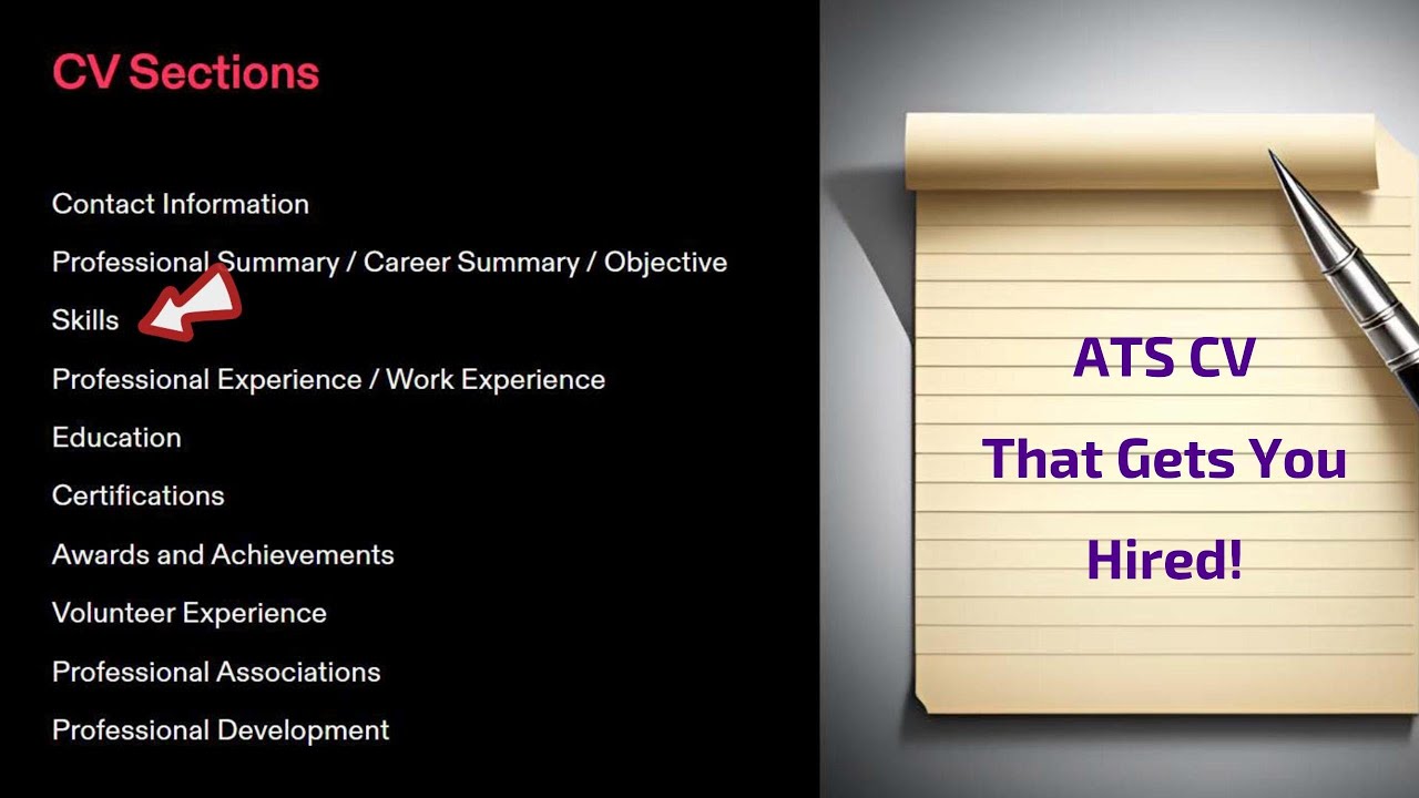 How to Build ATS CV/Resume? Skills Part_2 - YouTube