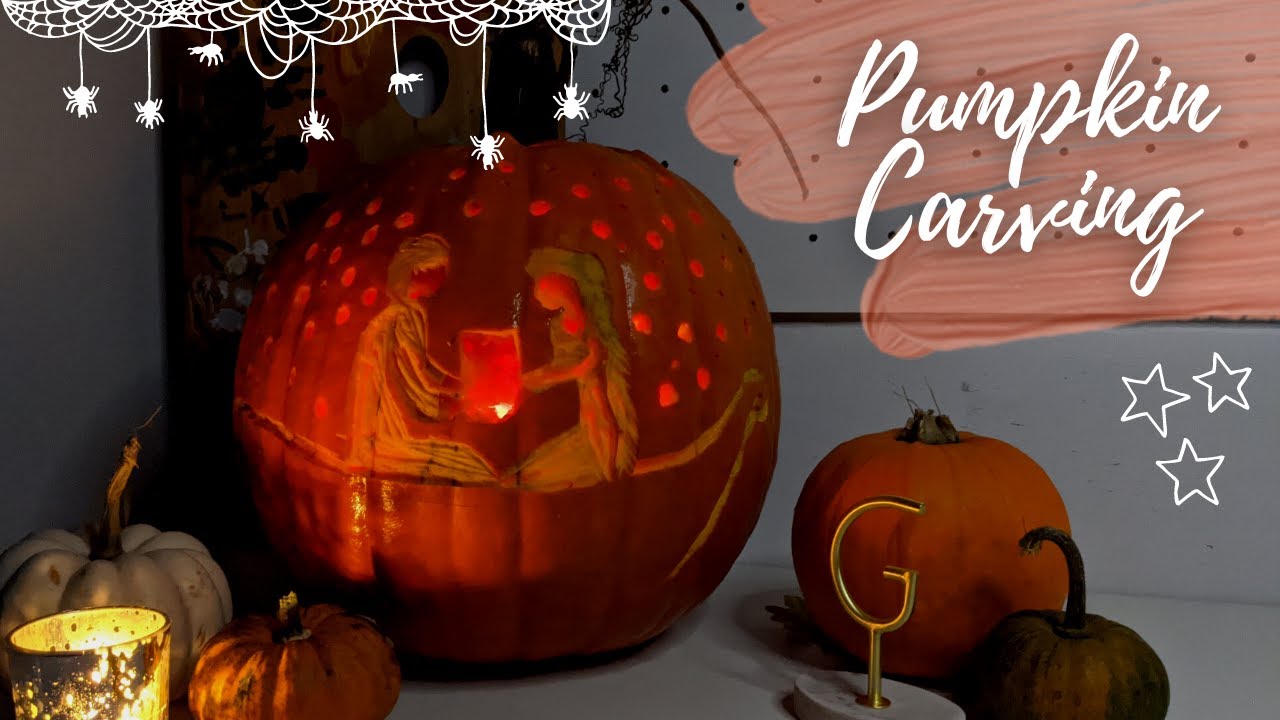 DISNEY INSPIRED PUMPKIN CARVING | What Could Go Wrong?! Tangled Themed ...