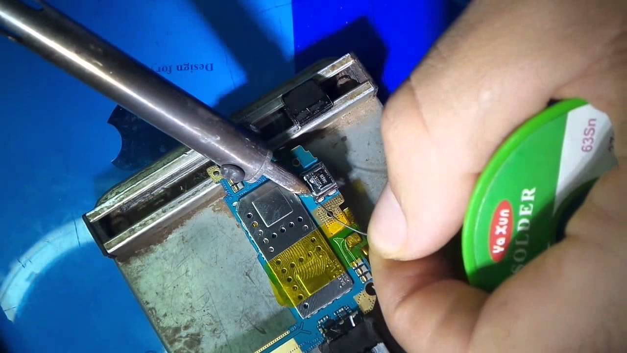 طريقة تغيير كونكتور الشحن change connector usb samsung i9060 - YouTube