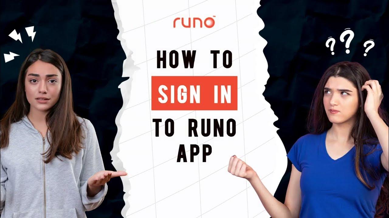 How to Sign in | Mobile App | Runo - YouTube