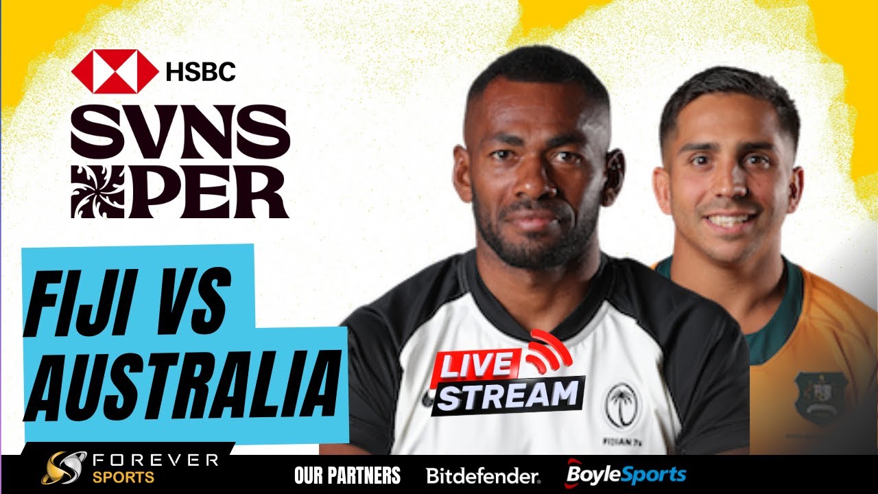 FIJI VS AUSTRALIA 7S | Perth SVNS semi-finals | Rugby 7s Live ...