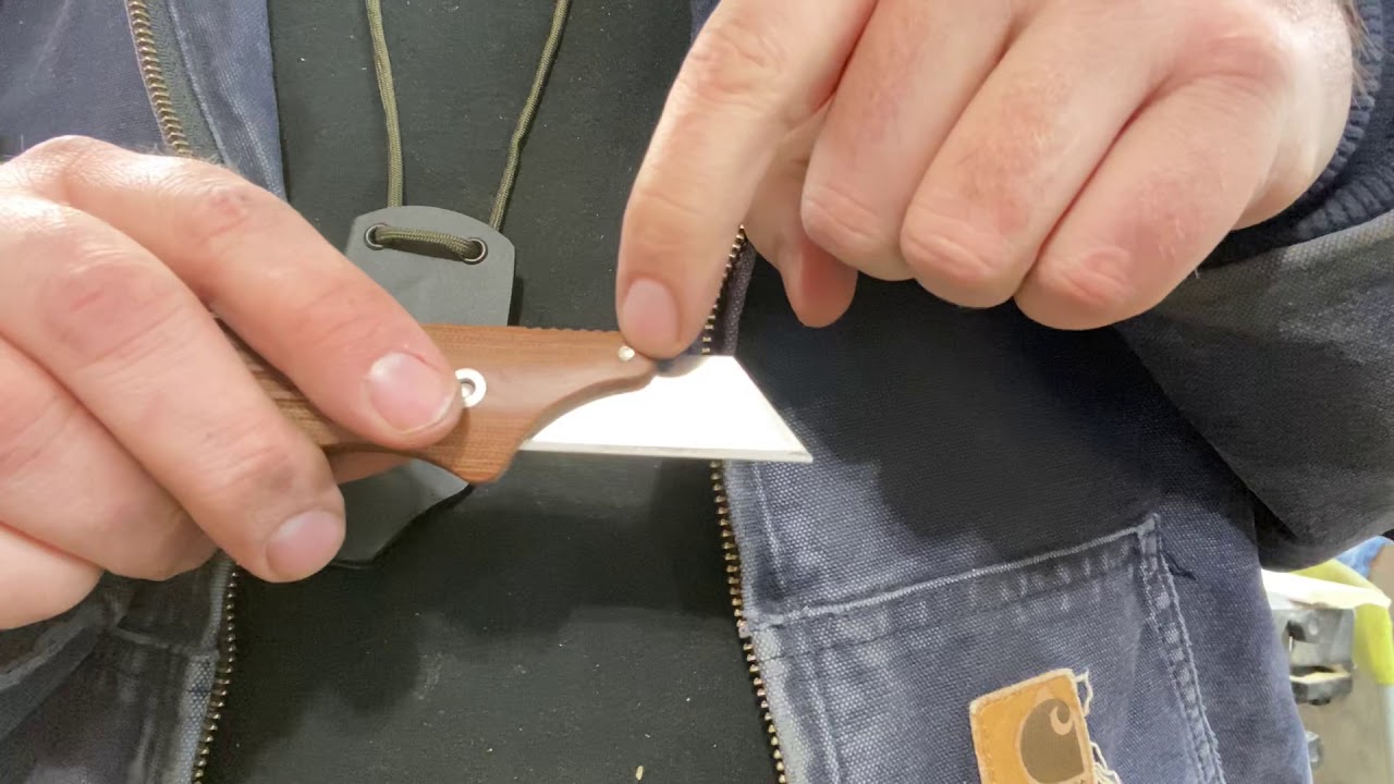 Shop knife details, blade changes, etc... - YouTube