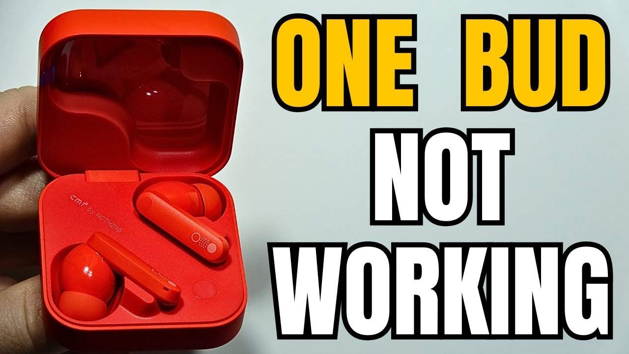 CMF Buds Pro 2: Fix One Earbud Not Working (No Sound / Not Charging ...