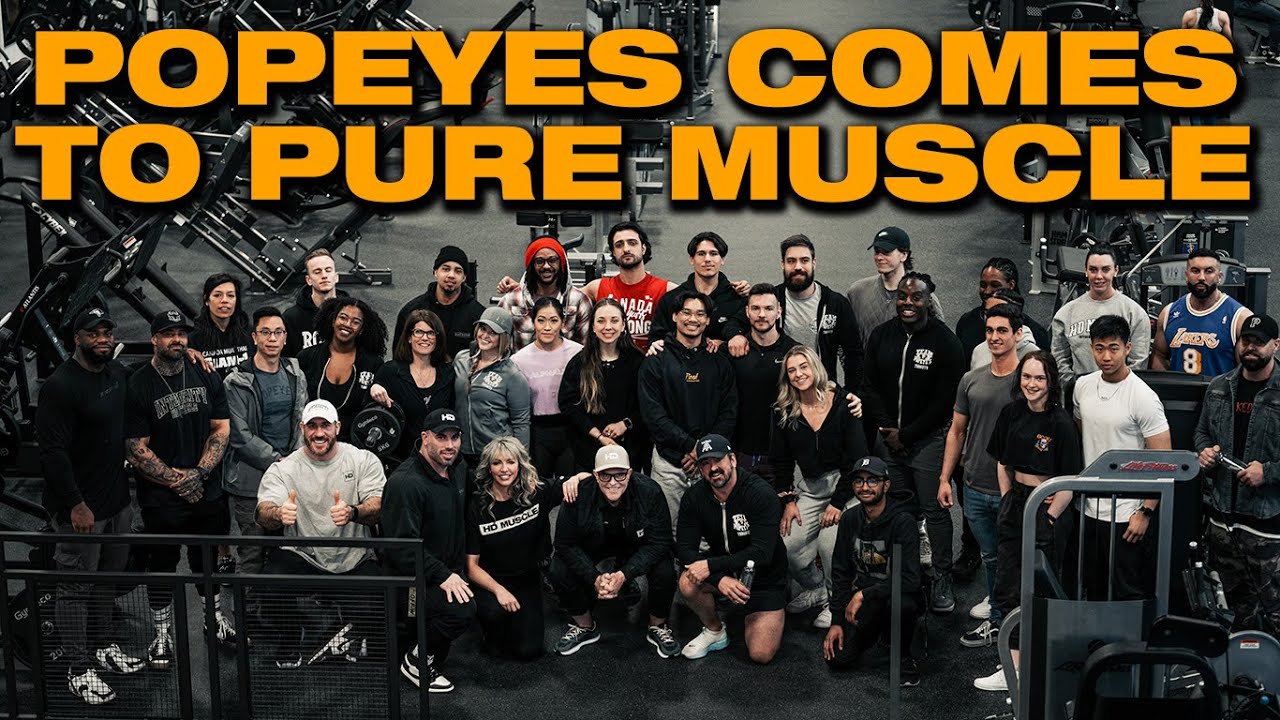POPEYES X PURE MUSCLE AND FITNESS - YouTube