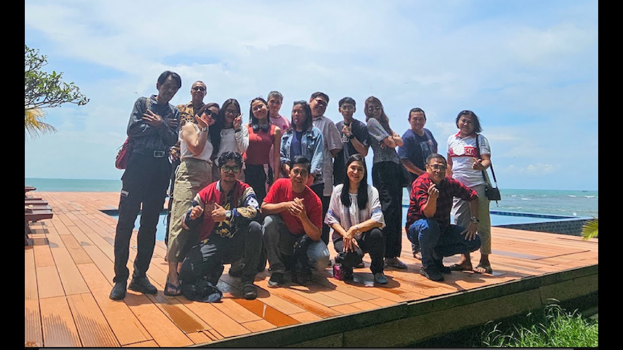 Wisata Pantai Carita - KEP XIX Paroki Blok B - YouTube