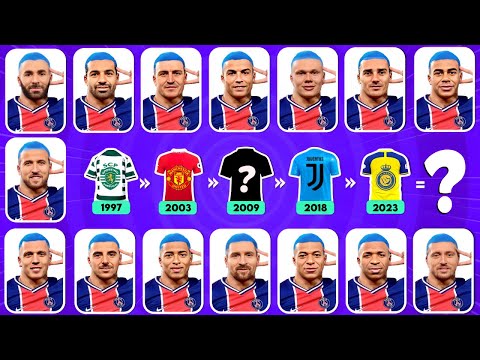 Guess MBAPPE Version🎶⚽ Guess the Jersey and and Club Transfer of Football Player | Ronaldo, Messi