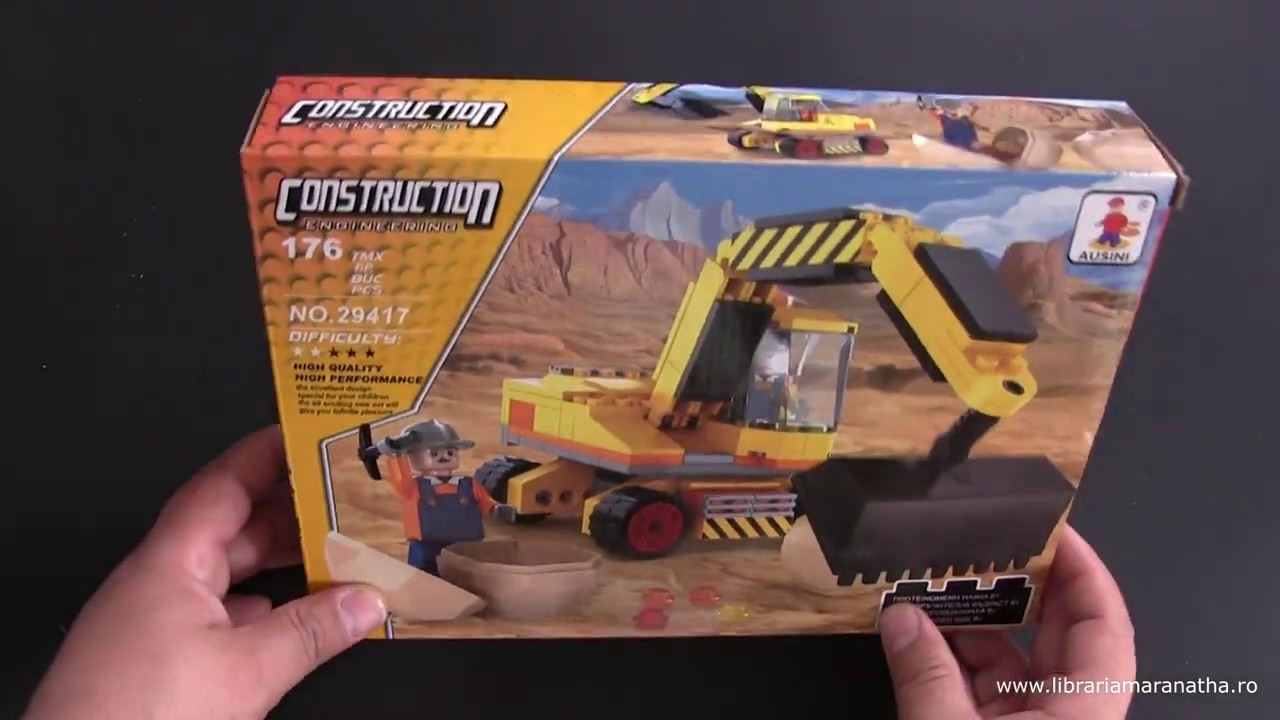 Lego - Excavator, 176 buc. - Joc pentru copii (6+) - YouTube