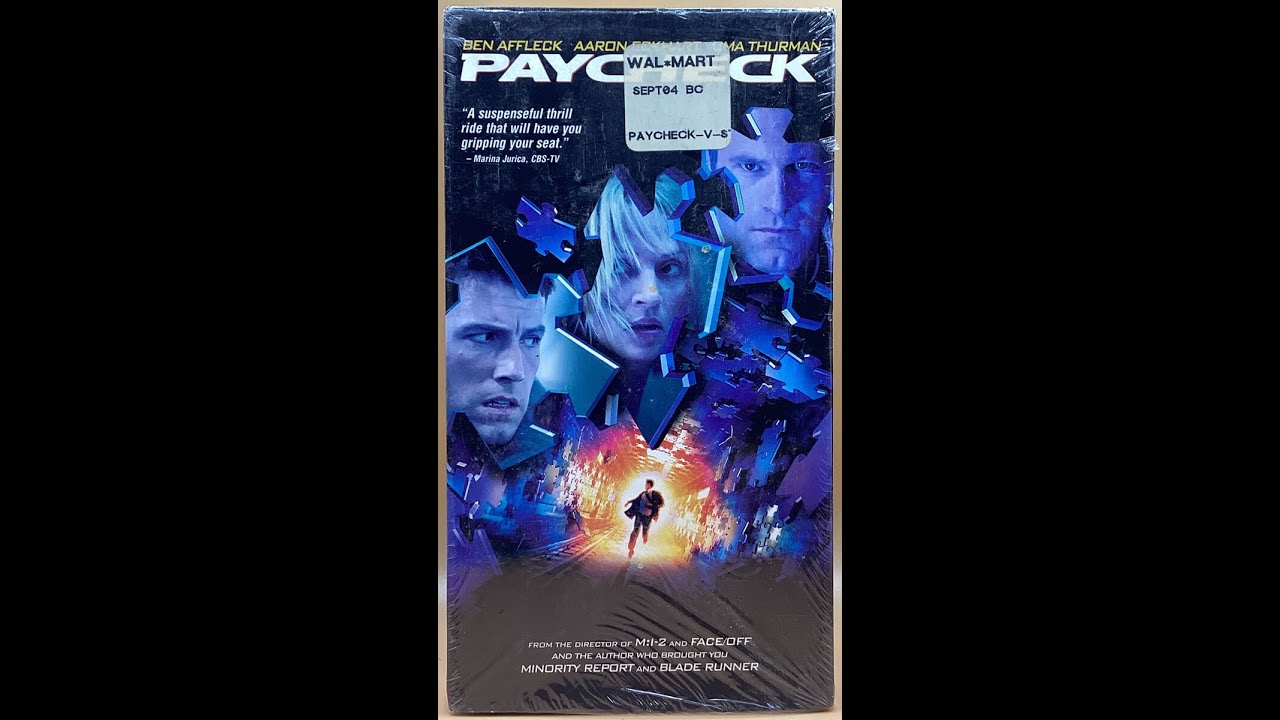 (Fake) Opening to Paycheck 2004 VHS (Dreamworks Print) - YouTube