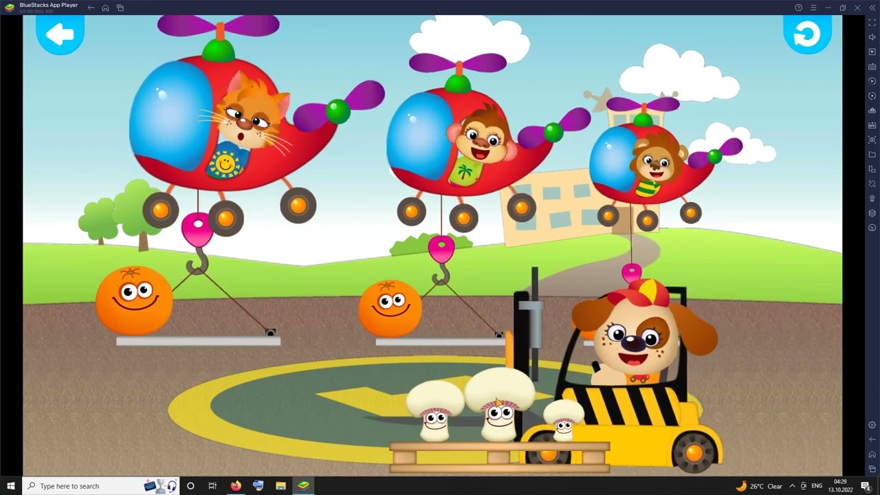 Learning Games - Funny Food 2 - Educational For PreSchool - Sizes - YouTube