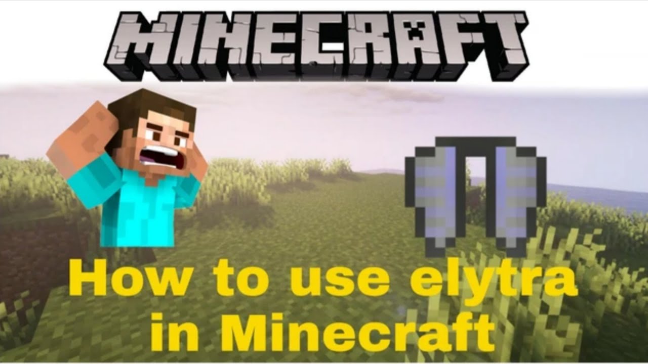 How To Fly Elytra Easily in Minecraft - YouTube