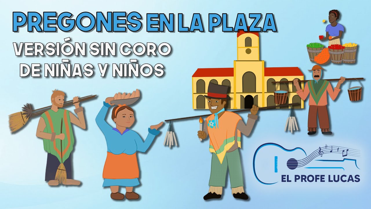 Pregones en la plaza (sin coro de niñas y niños) - YouTube