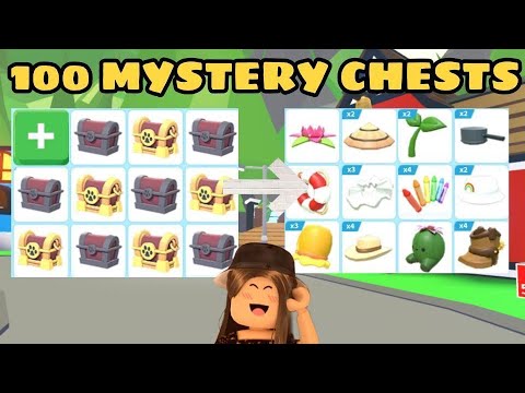 Opening 100 MYSTERY CHESTS in Adopt Me! (Roblox) - YouTube