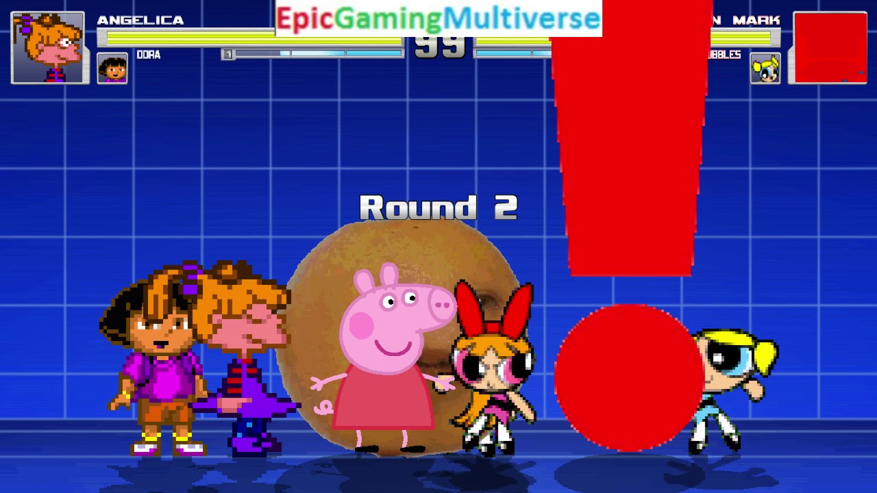 Nick Jr. Characters (Peppa Pig & Dora) VS Exclamation Mark And ...
