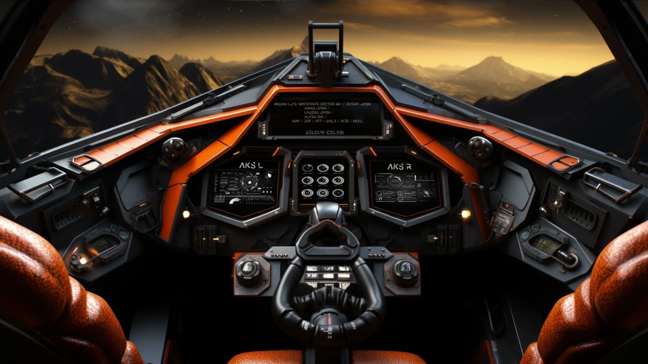 Spaceship Cockpit Wallpaper