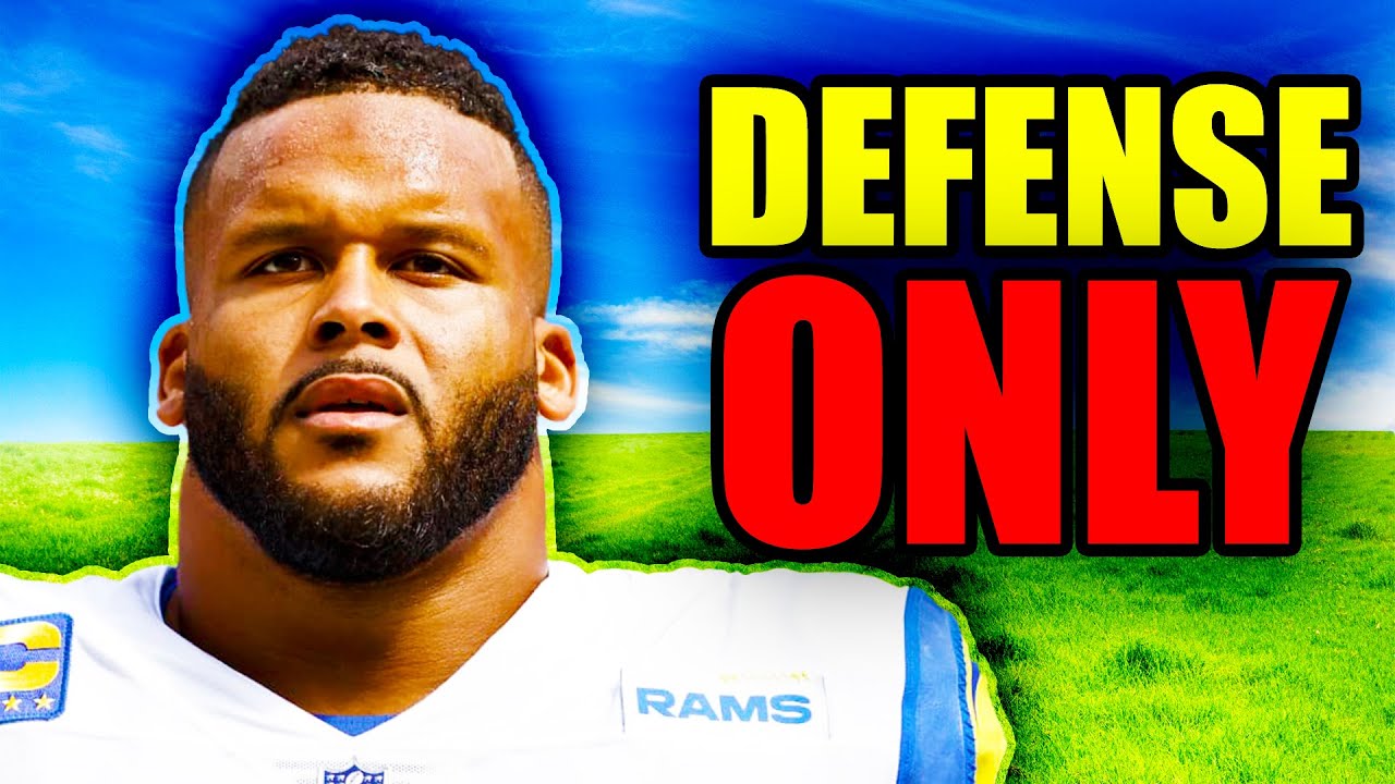 Madden Fantasy Draft But I Can ONLY DRAFT DEFENSE. - YouTube