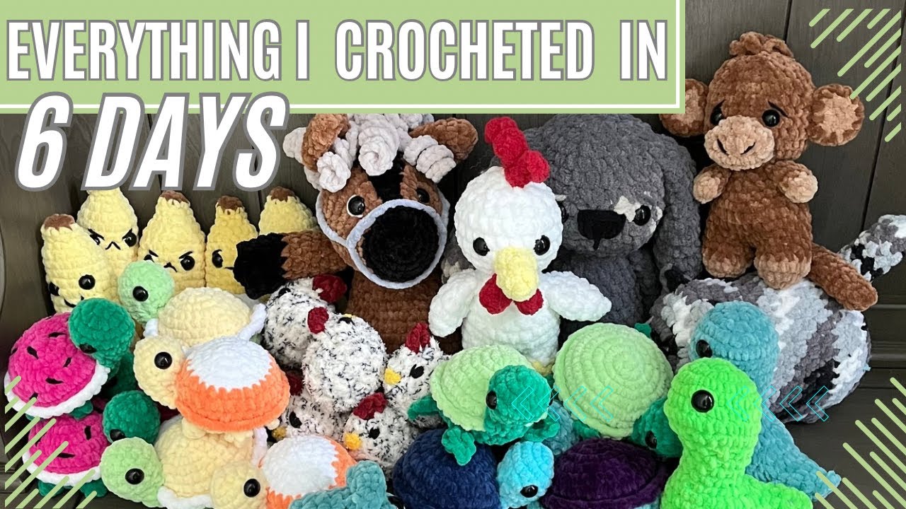 Market Prep Six Days of Crochet Restocking Inventory New and Tried and ...