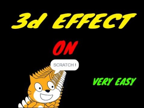 how to make a 3d effect on scratch (very easy) (scratch,effect,game ...