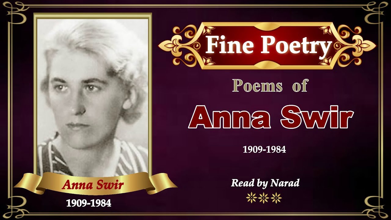 Fine Poetry - Poems of Anna Swir - YouTube