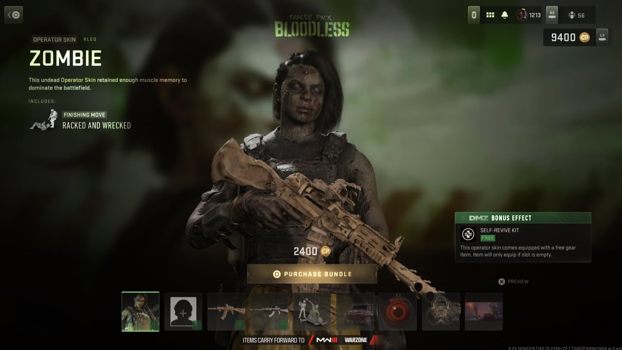 *NEW*Zombie KLEO Skin Bloodless Tracer Pack MW2 - YouTube