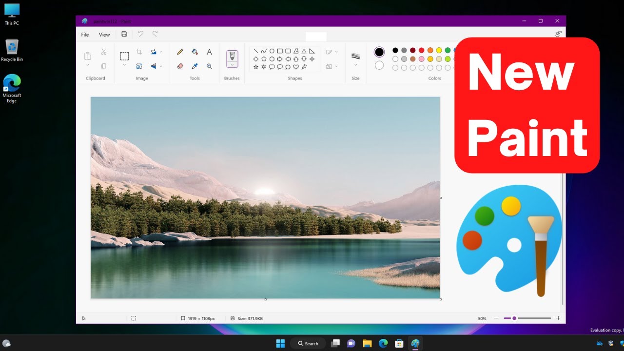 New Paint App in Windows 11 Dev with Updated Design | Windows 11 Build ...