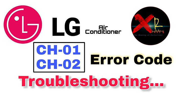 Lg Central Air Conditioner Ch44 Fault Code Reason And Solution Home