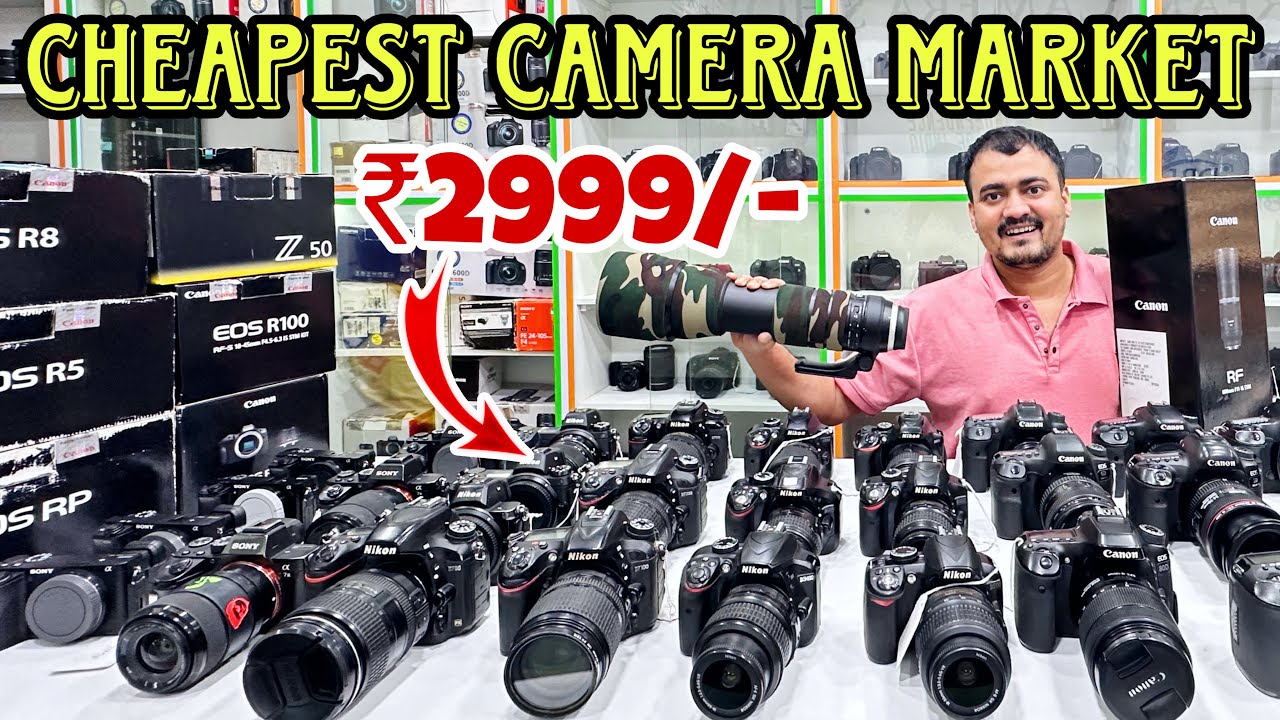 Cheapest Second Hand Dslr Camera Market | Sony, Nikon, Canon, GoPro, 4K ...