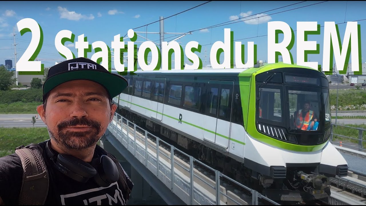 REM: Les deux stations de Montréal. #REM #MTL - YouTube