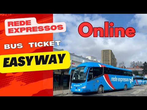 How To Buy Bus Ticket Online /Portugal rede expressos bus ticket - YouTube