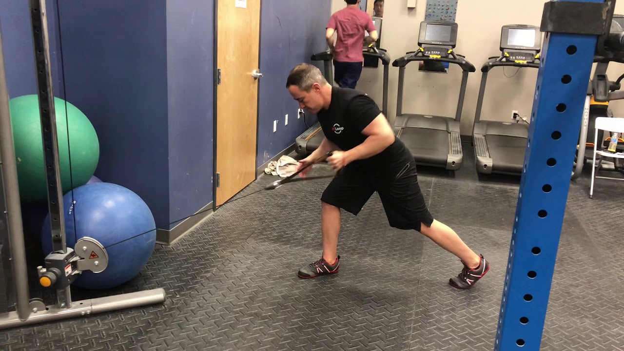 Cable One-Arm 45-Degree Row - YouTube