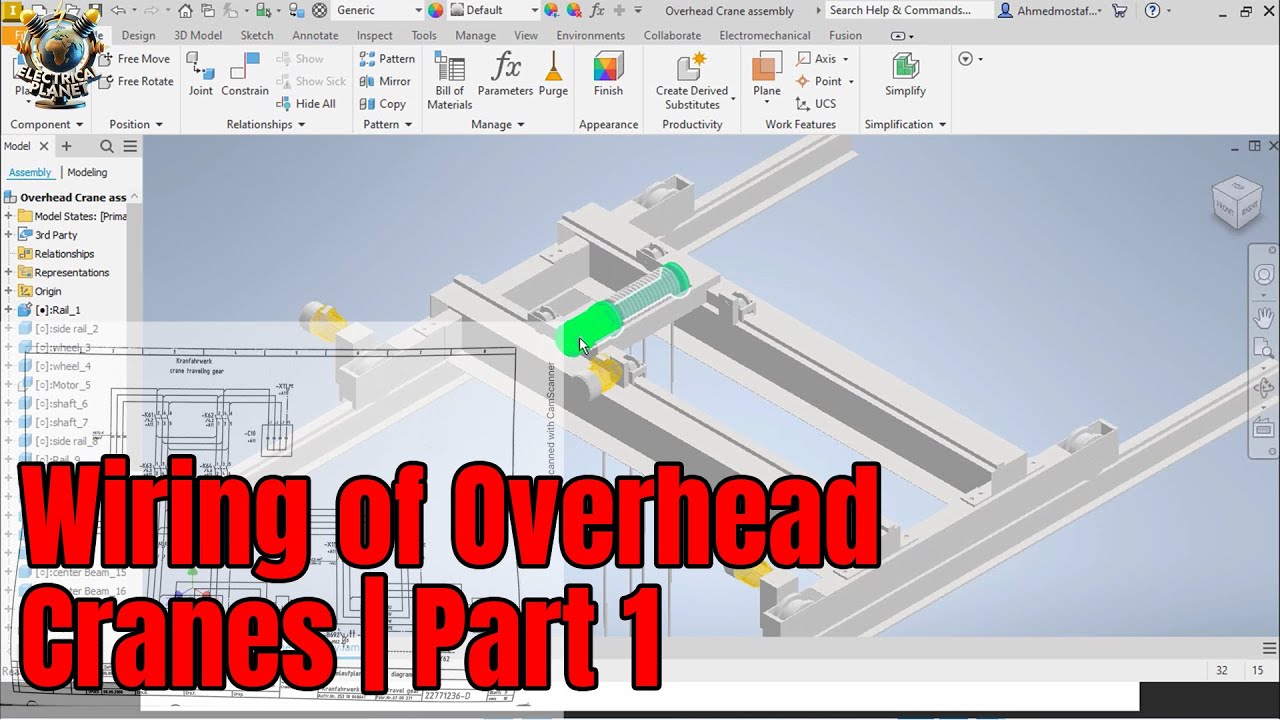 Overhead Crane electrical wiring schematic |Explained |Part 1 - YouTube