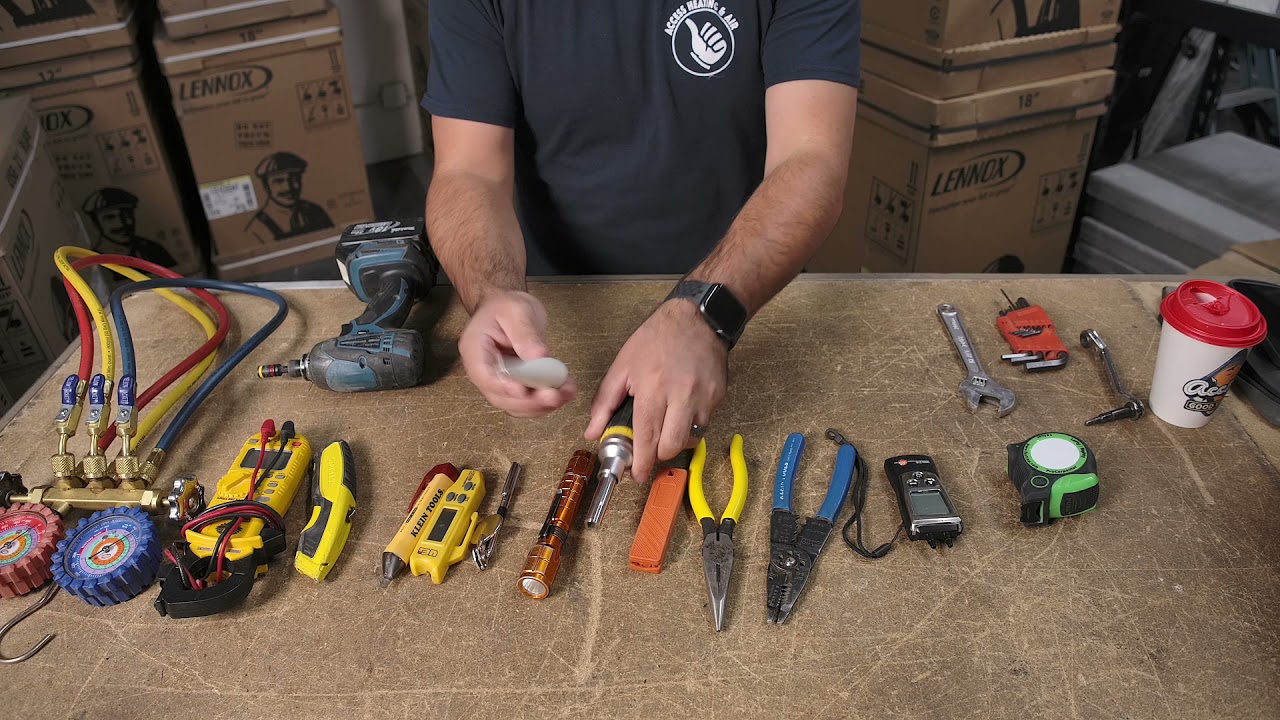 Top Tools For Service Technician in heating and air conditioning - YouTube