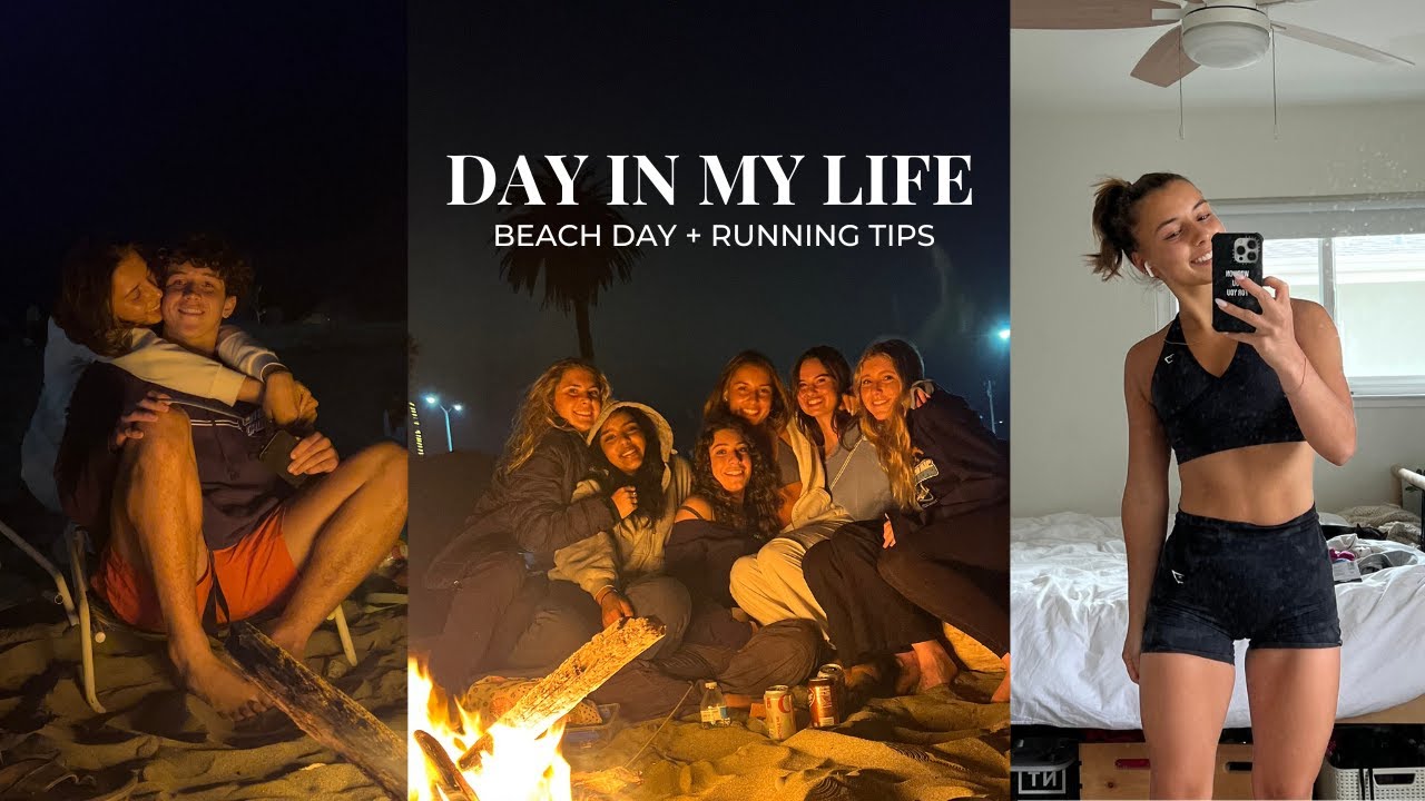 BEACH DAY VLOG + how to start running - YouTube
