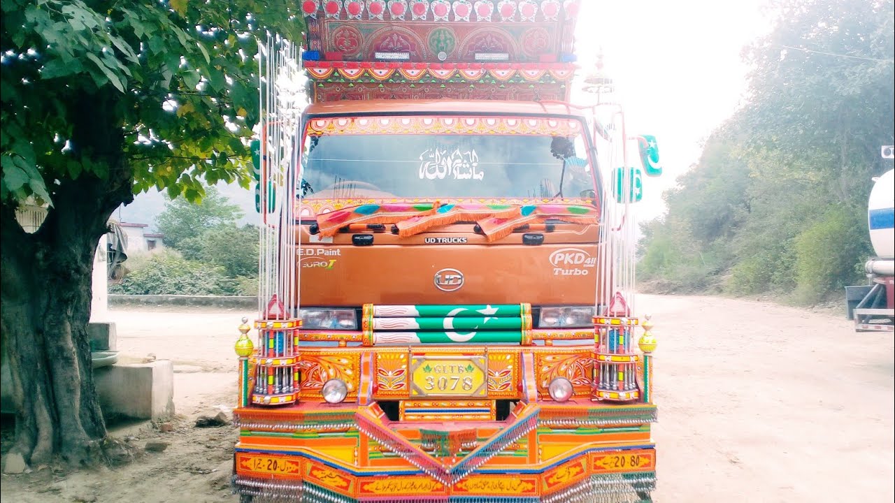 Pkd 411 Cement Truck Decoration And Monthly Income |Pakistani Trucks ...