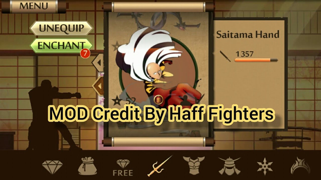 Shadow Fight 2 MOD Saitama MOD By Haff Fighters - YouTube