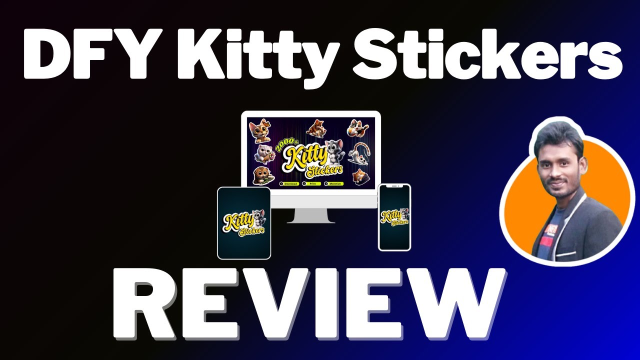 DFY Kitty Stickers Review 🔥2000+ Unique HD DFY Kitty Stickers! - YouTube