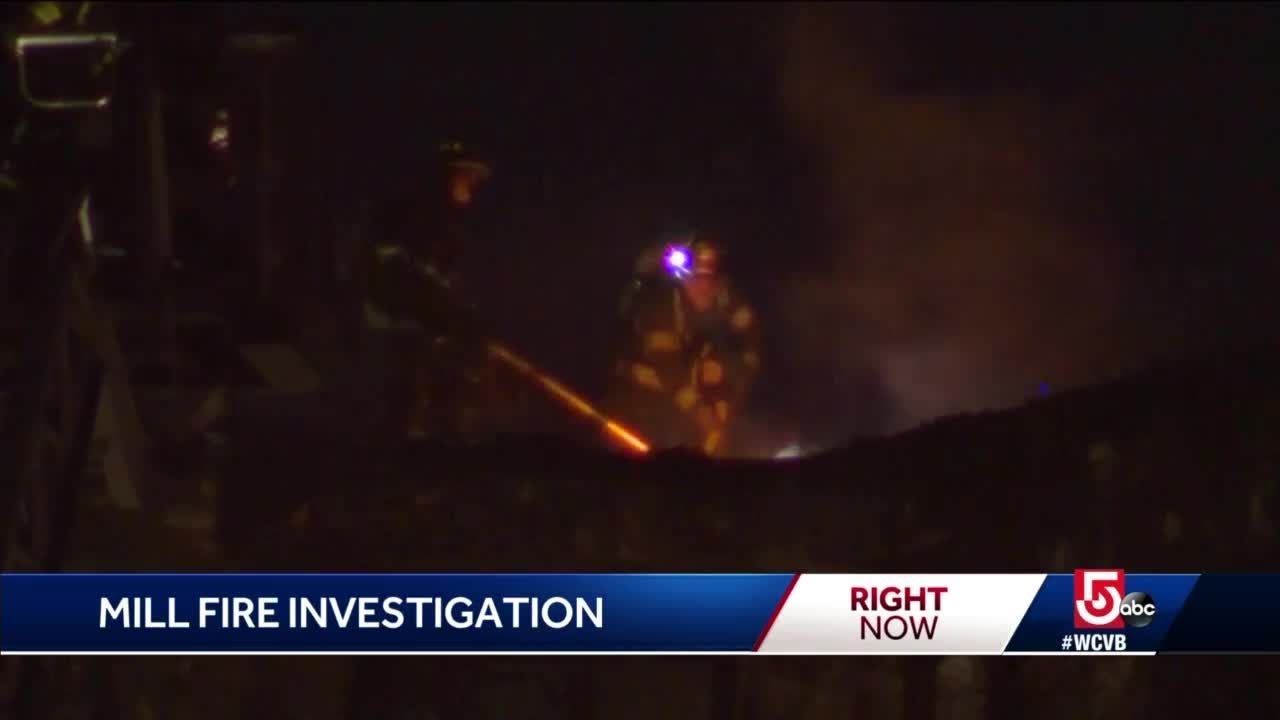 Mill fire under investigation in Fall River - YouTube