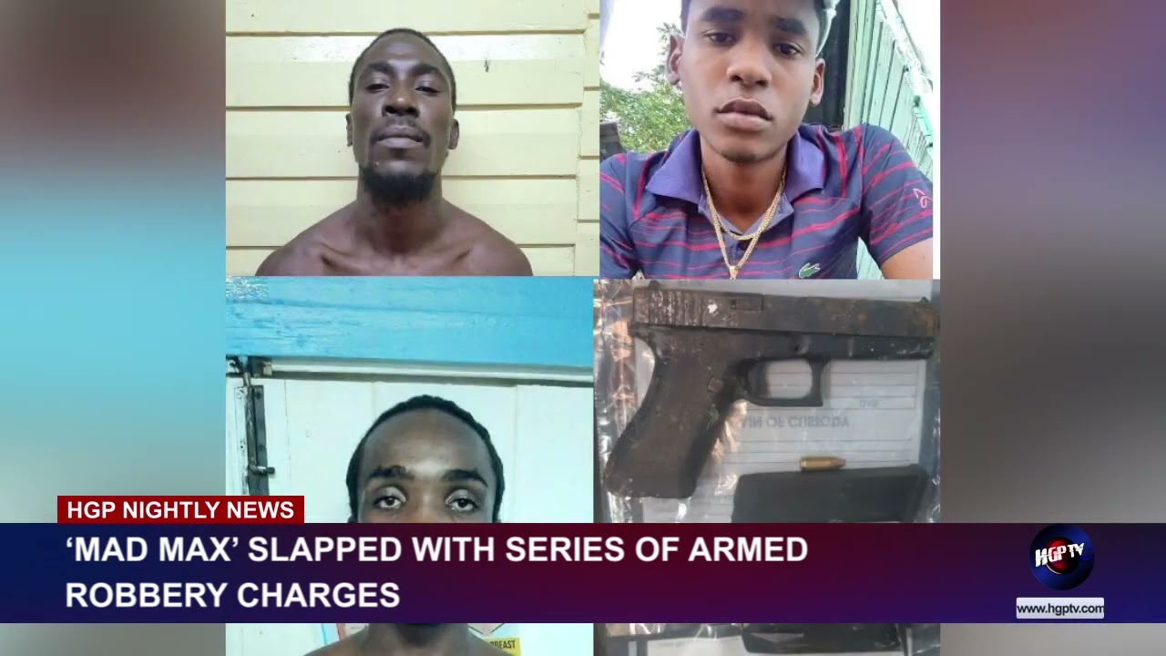 Mad Max” slapped with series of armed robbery charges - YouTube