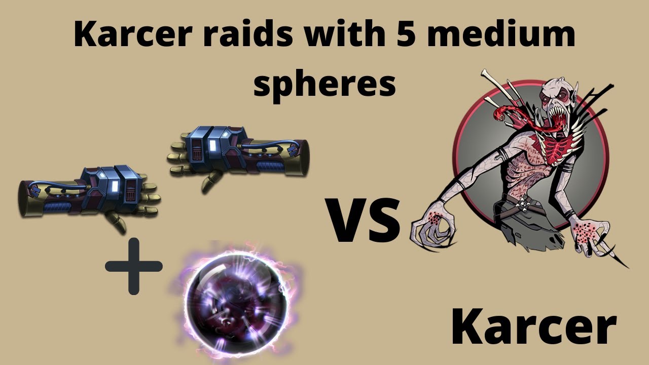 Karcer shadow fight 2 raids with 5 medium spheres - YouTube