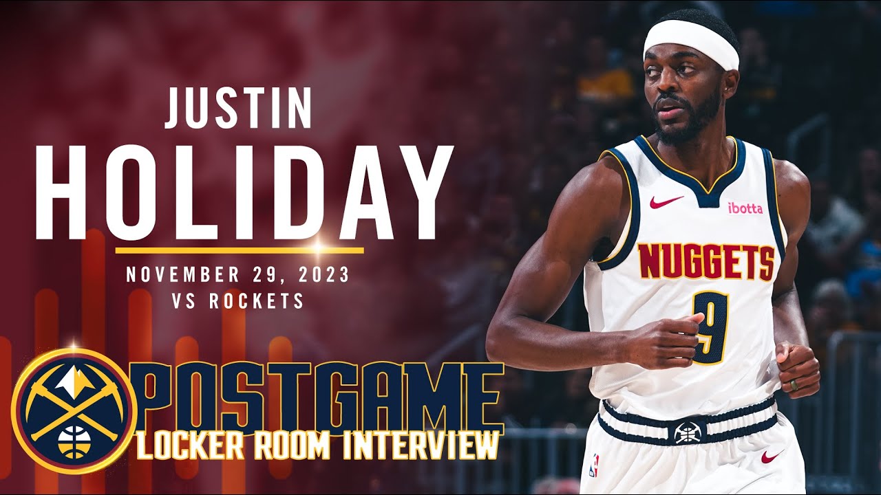 Justin Holiday Locker Room Interview 🎙 - YouTube