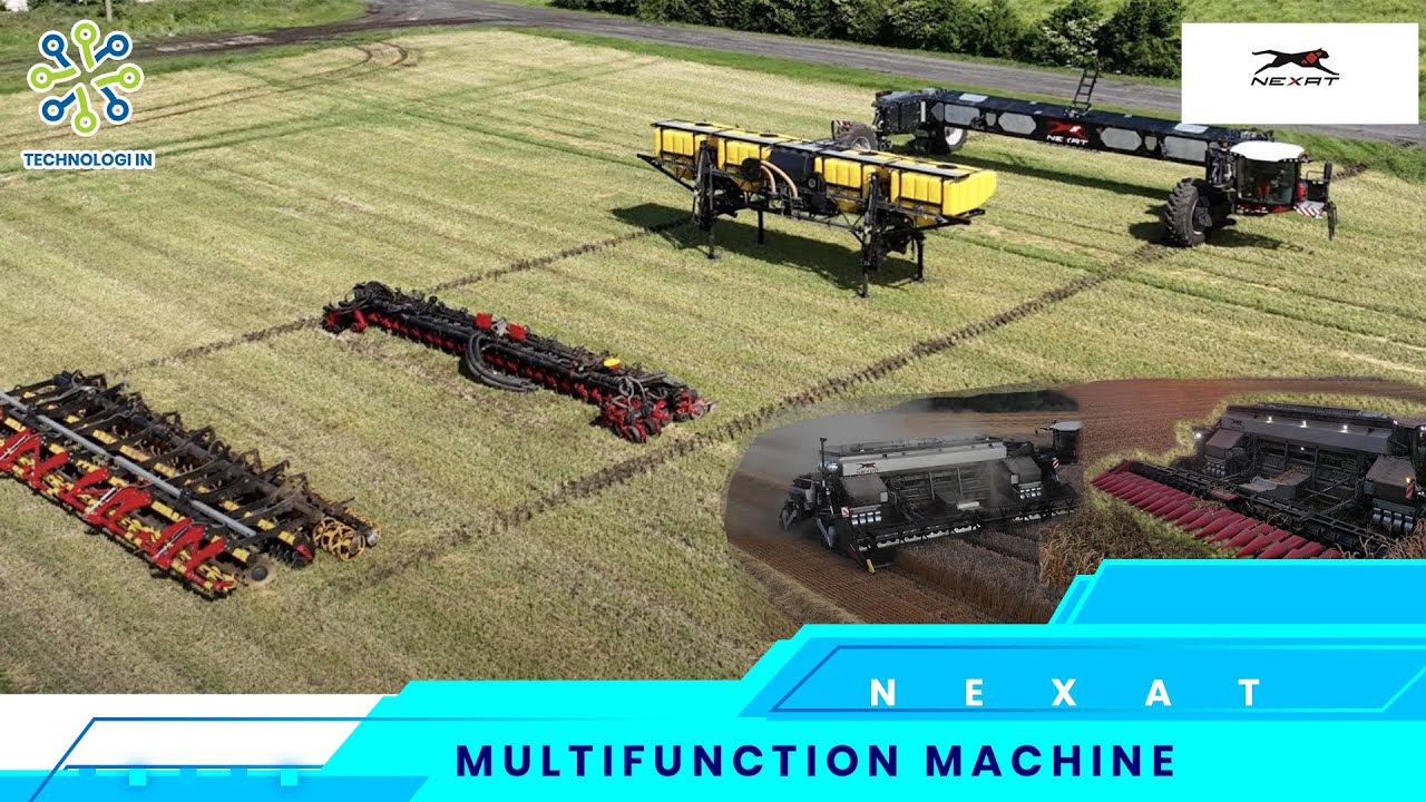 ALL IN ONE - Nexat Agricultural Multipurpose Tractor - YouTube