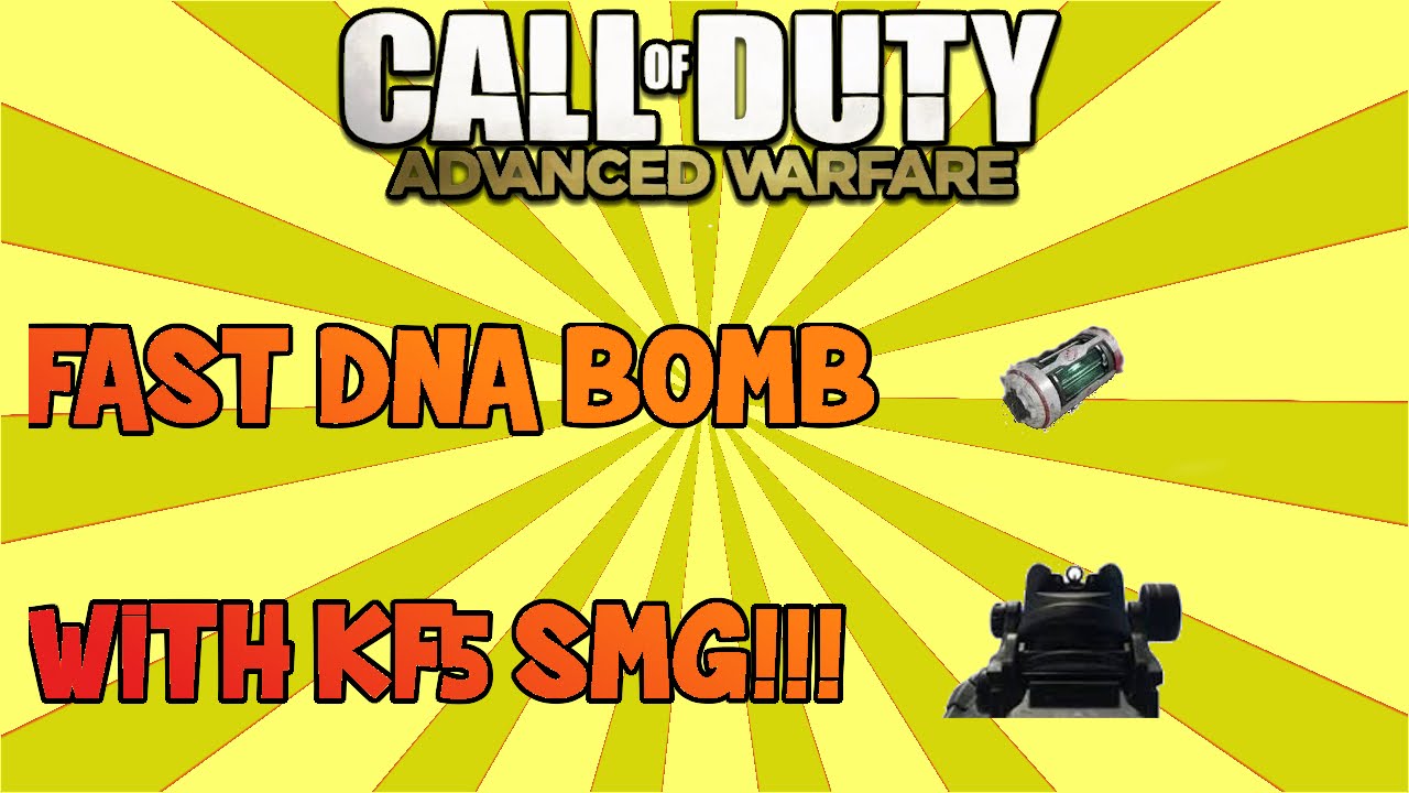 Fast Solo Dna Bomb with kf5 smg (Call Of Duty Advanced Warfare) - YouTube
