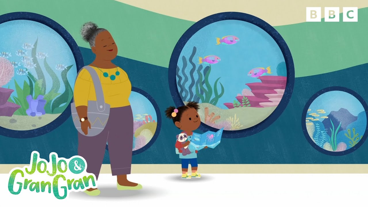 JoJo Visits the Magical Aquarium 🐠 | It's Time to Visit the Aquarium ...