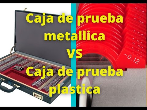 Caja de prueba de aro metálica vs caja de prueba de aro plástico.